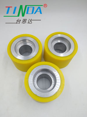 Custom Polyurethane Rubber Roller Wheels With Low Noise Level